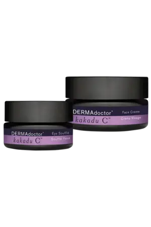 DERMADOCTOR Kakadu C Face &amp Eye Brightening Restorative Duo - Orange