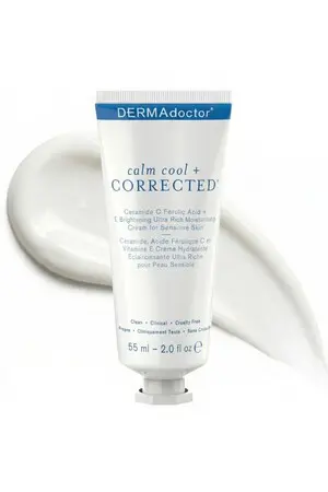 DERMADOCTOR Calm Cool + Corrected Ceramide C Ferulic Acid + E Brightening Ultra Rich Moisturizing For Sensitive Skin - Aqua