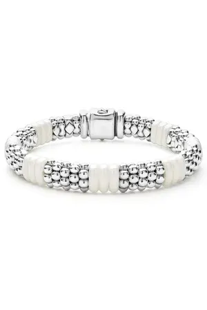 White Bead Bracelets