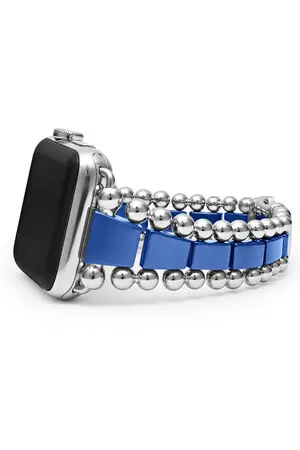 Lagos Smart Caviar Ultramarine Watch Bracelet - Natural