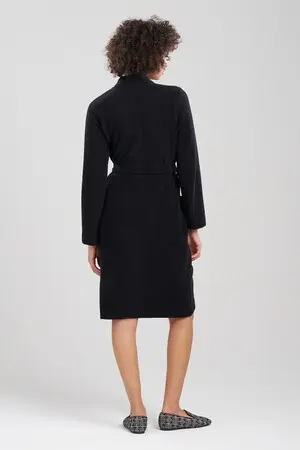 Natori Aura Solid Robe - Black