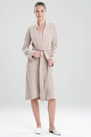 Natori Aura Solid Robe Natural