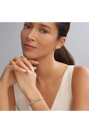 Lagos Caviar Lux Double X Diamond Bracelet