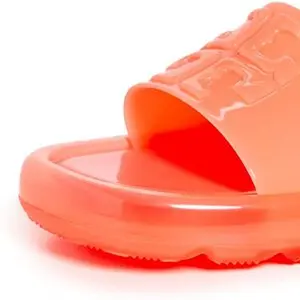 Tory Burch Bubble Jelly Slides Sandal - Fluorescent Pink