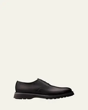Berluti Berluti Alessio Leather Oxfords - Nero Grigio