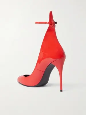 Alaïa 90 Patent-leather Pumps - Red