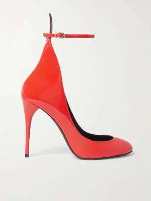 Alaïa 90 Patent-leather Pumps - Red