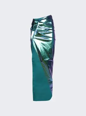 Rick Owens Woven Edfu Skirt - Iridescent