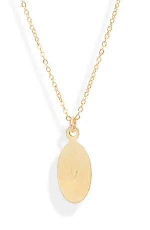 SET & STONES Zodiac Pendant Necklace - Gold - Leo