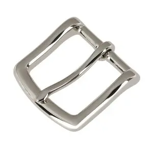 Trafalgar 32mm Polished Single Prong Buckle - Silver