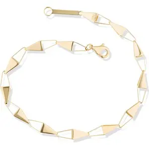 Lana Jewelry 14k Laser 3d Kite Chain Bracelet - Gold