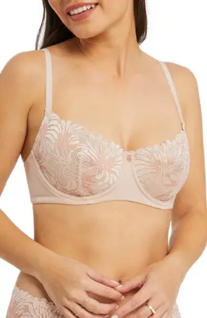 MONTELLE INTIMATES Anniversary Flirt Underwire Balconette Bra - Lotus