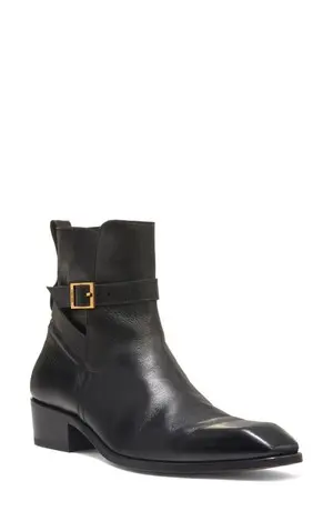 TOM FORD Kenneth Buckle Ankle Boots - Black