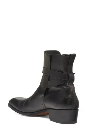 TOM FORD Kenneth Buckle Ankle Boots - Black