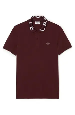Lacoste Semi Fancy Slim Fit Piqué Knit Polo