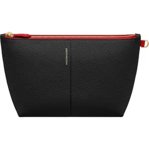 MAISON DE SABRE Small Leather Flaire Pouch - Rouge Noir
