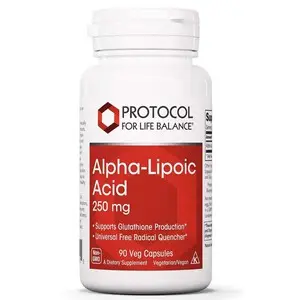 PROTOCOL FOR LIFE BALANCE Protocol Alpha Lipoic Acid 250mg 90 Capsules - One-color