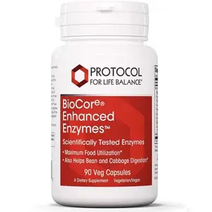 PROTOCOL FOR LIFE BALANCE Protocol Biocore Enhanced Enzymes 90 Capsules - One-color