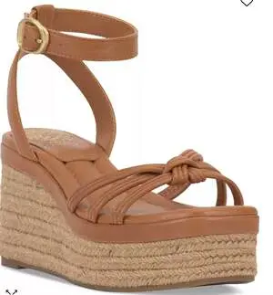 Vince Camuto Loressa Wedge In Golden Walnut - Brown