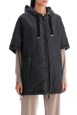 Max Mara "antidrip Fabric Hood - Black