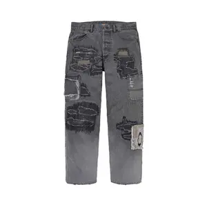 Supreme X Blackmeans Mended Loose Fit Jean - Black