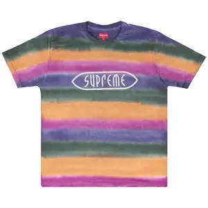 Supreme Rainbow Stripe T-shirt 'orange' Orange