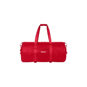Supreme Leather Large Duffle Bag - Red