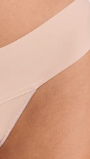 Hanky Panky Breathe Natural Thong 5 Pack - Taupe