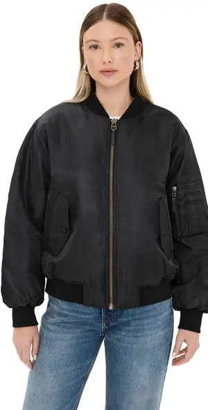 Women's Polyester Bomber Jackets
