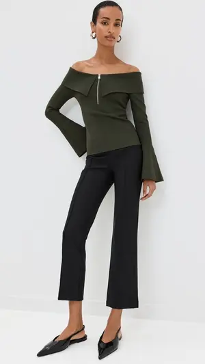 Simkhai Michelle Cropped Trousers