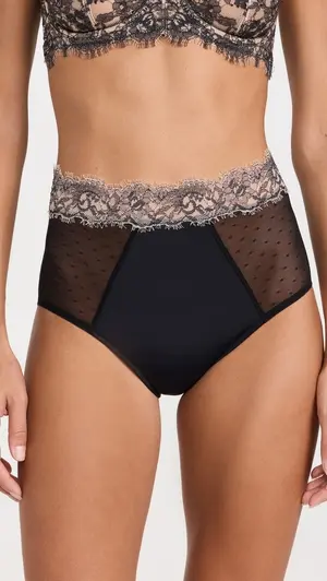 SKARLETT BLUE Entice High Waisted Briefs - Black