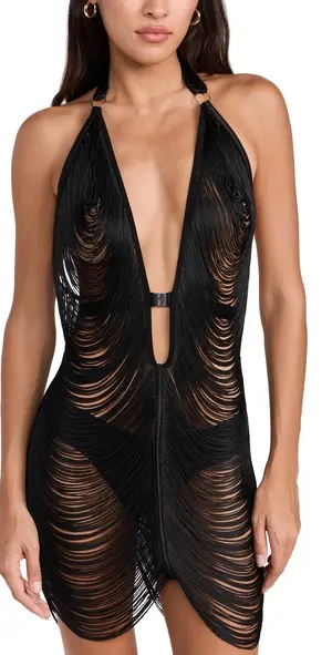 THISTLE AND SPIRE Fringe Benefits Slip - Black