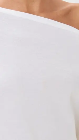 Simkhai Lavina Draped Off-shoulder Sweater - Ivory