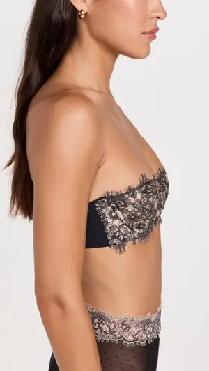 SKARLETT BLUE Entice Strapless Multi-way Bra - Black Nylon