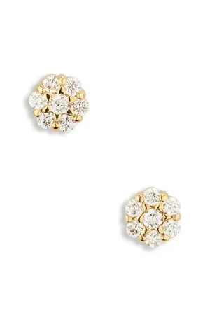 Bony Levy Icon Diamond Flower Stud Earrings