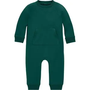 PRIMARY Baby Sweatshirt Romper - Ivy
