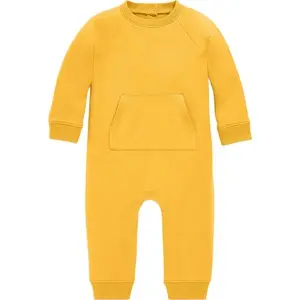 PRIMARY Baby Sweatshirt Romper - Sunflower