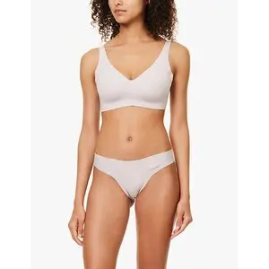 SLOGGI Zero Feel 2.0 Tiny Tanga Stretch-woven Briefs - Perola