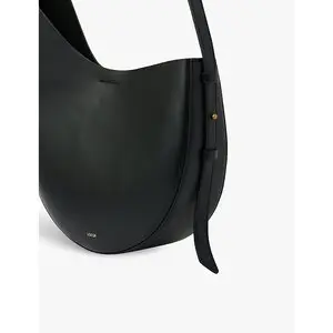 Soeur Winona Logo-embossed Leather Shoulder Bag - Noir
