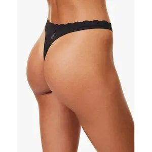 SLOGGI Zero Feel Bliss Lace Thong - Black
