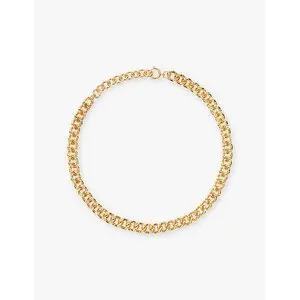 LA MAISON COUTURE Amadeus 18ct Yellow -plated Brass Necklace - Gold