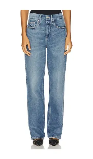 Good American Good 90s Straight Leg Jeans - Denim-medium
