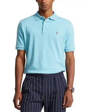 Polo Ralph Lauren Classic Fit Soft Cotton Polo Shirt Light Blue