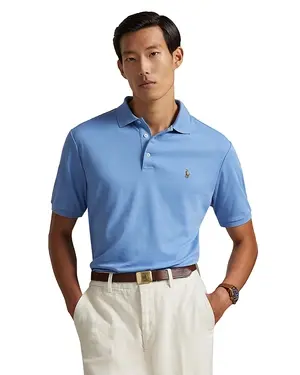 Polo Ralph Lauren Classic Fit Soft Cotton Polo Shirt - Sky Blue