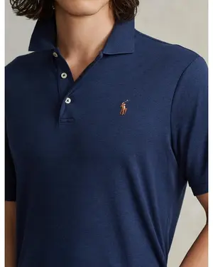 Polo Ralph Lauren Classic Fit Soft Cotton Polo Shirt - Spring Navy Heather