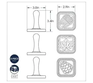NORDICWARE Fall Forest Springerle Cookie Stamp S