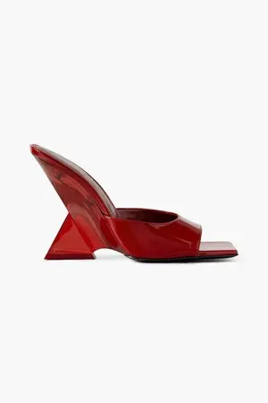 Attico Cheope Patent-leather Mules