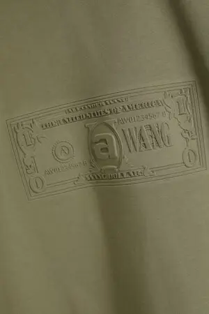 Alexander Wang Embossed Cotton-jersey T-shirt