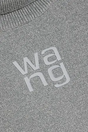 Alexander Wang Logo-print Knitted Mini Dress
