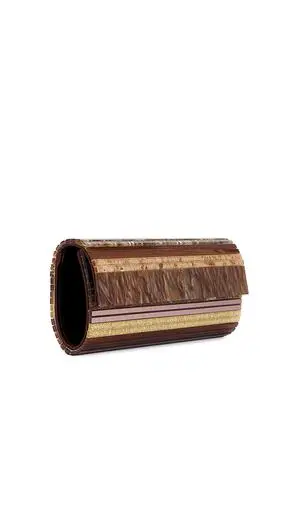 OLGA BERG Clara Acrylic Clutch